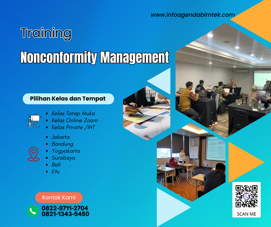 Training Nonconformity Management - Jadwal Bimtek Training Terbaru