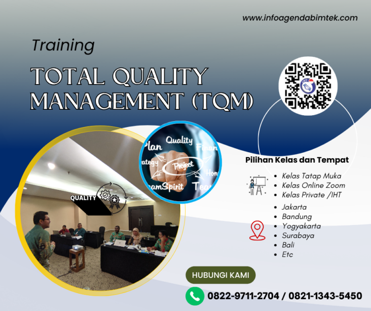 Training Total Quality Management (TQM) - Jadwal Bimtek Training Terbaru